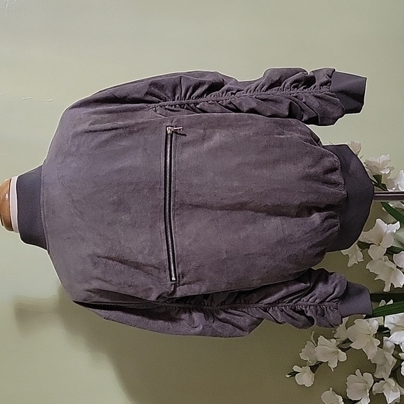 Lifted Anchors | Jackets & Coats | Lifted Anchors Grey Ultra Suade ...